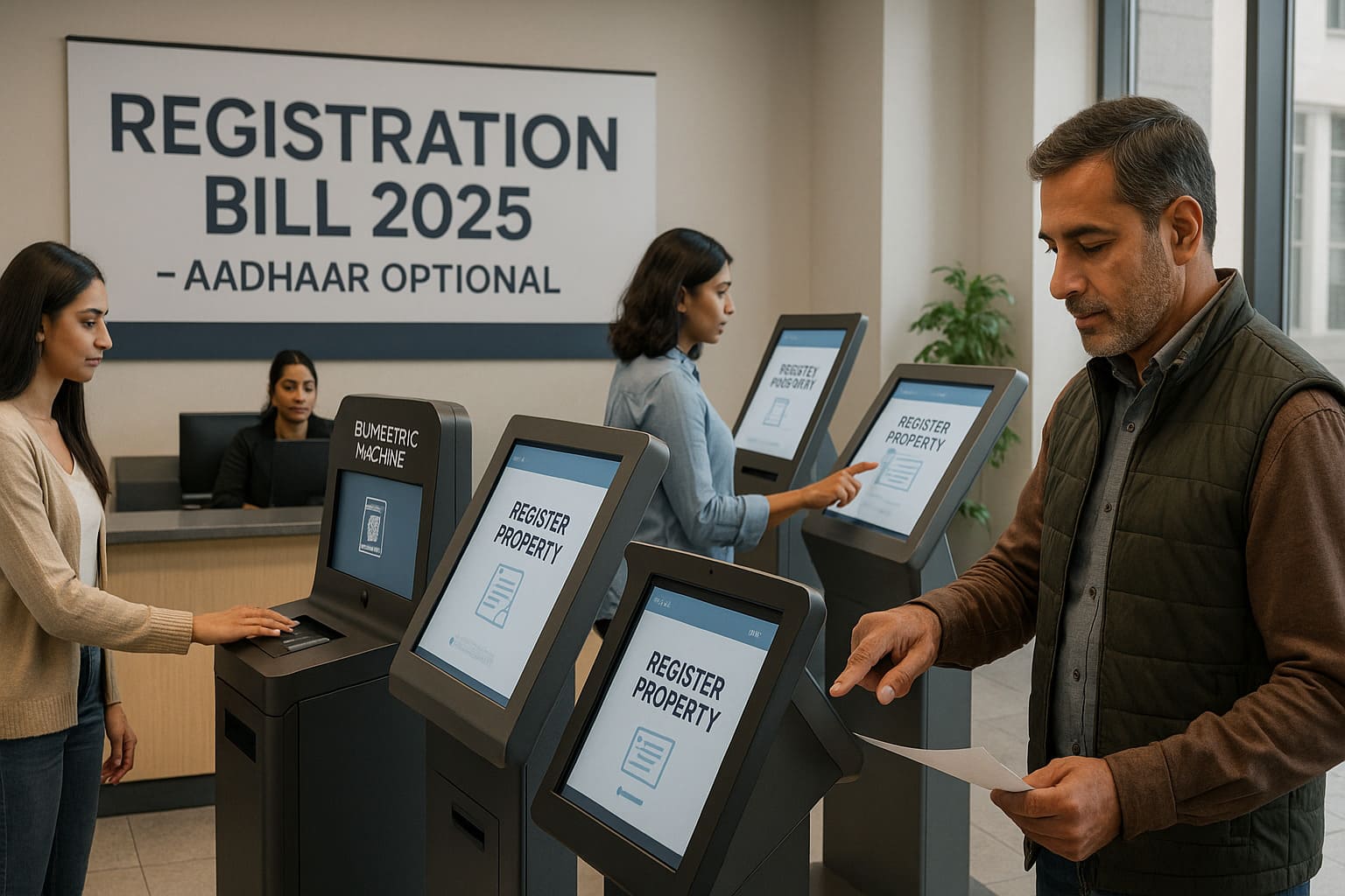 Registration Bill 2025: Aadhaar No Longer Mandatory for Property Documentation – Chennai's ...